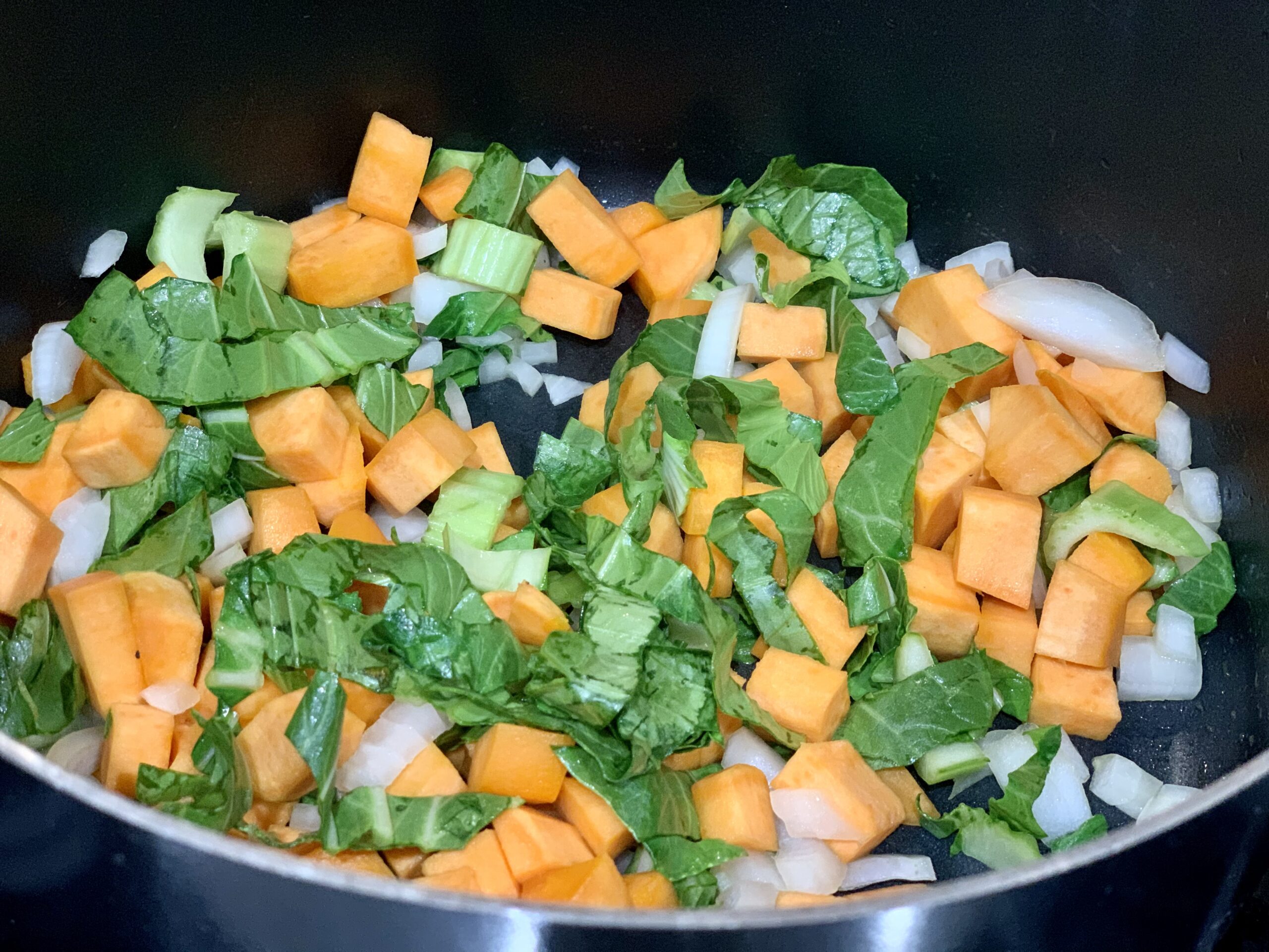Sweet Potato and Bok Choy Soup - HaveRecipes.com