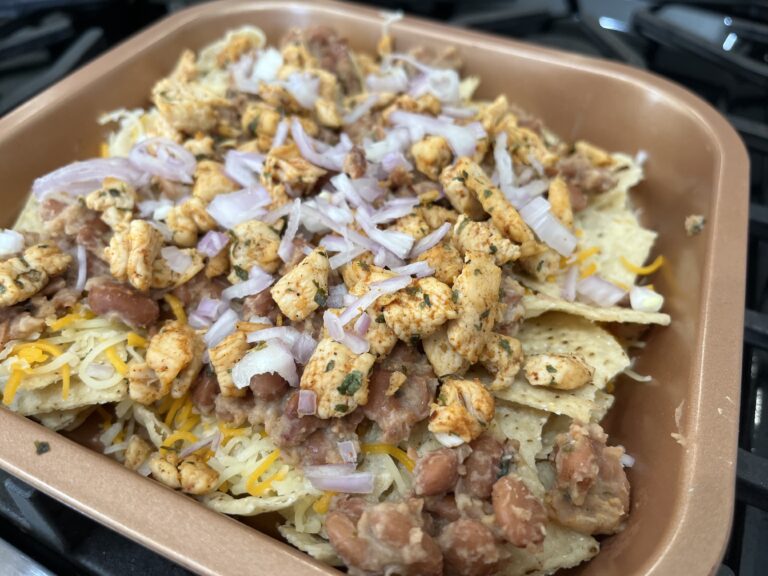 Loaded Chicken Nachos - HaveRecipes.com